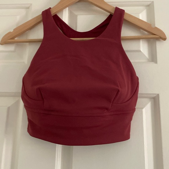 lululemon athletica | Tops | Lululemon Wunder Train Longline Bra Medium ...